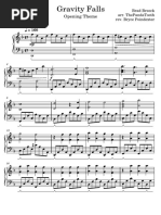Gravity Falls Theme Sheet Music | PDF