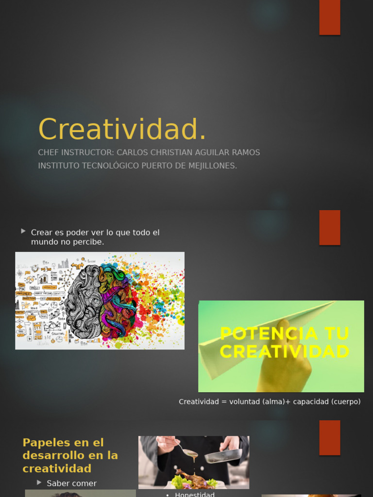 Tema 3 Creatividad | PDF | Salsa | Creatividad