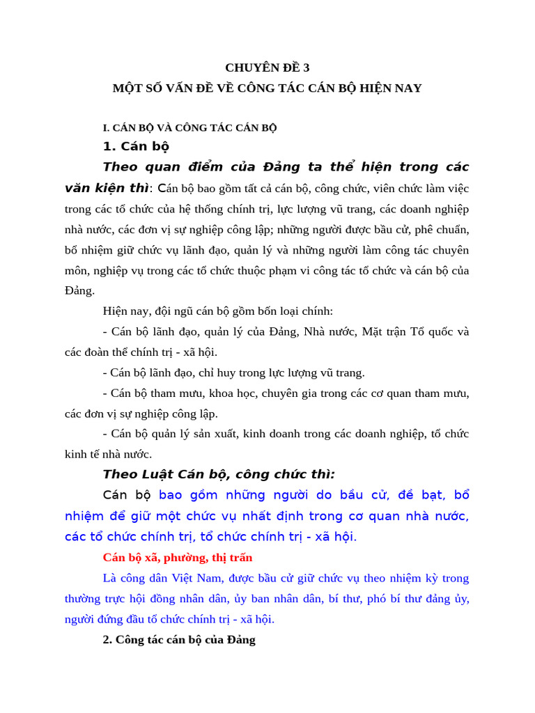 Chuyende 3 XDD | PDF