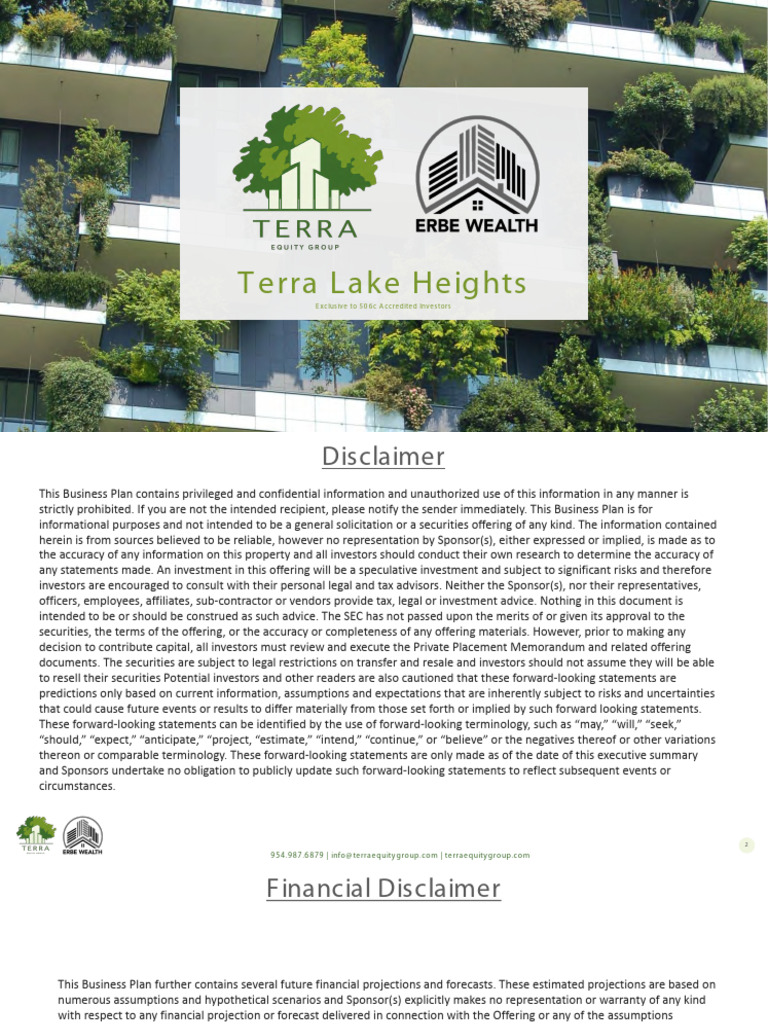 Terra Lake Heights Property Package For Web | PDF | Forecasting ...