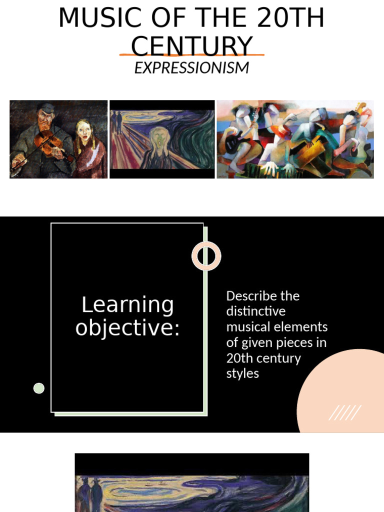 MUSIC10 - Q1 - Music of The 20th Century EXPRESSIONISM | PDF ...