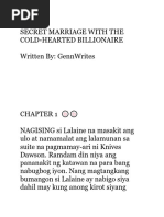 Billionaires Secret Wife Is His Secretary 157 164 | PDF