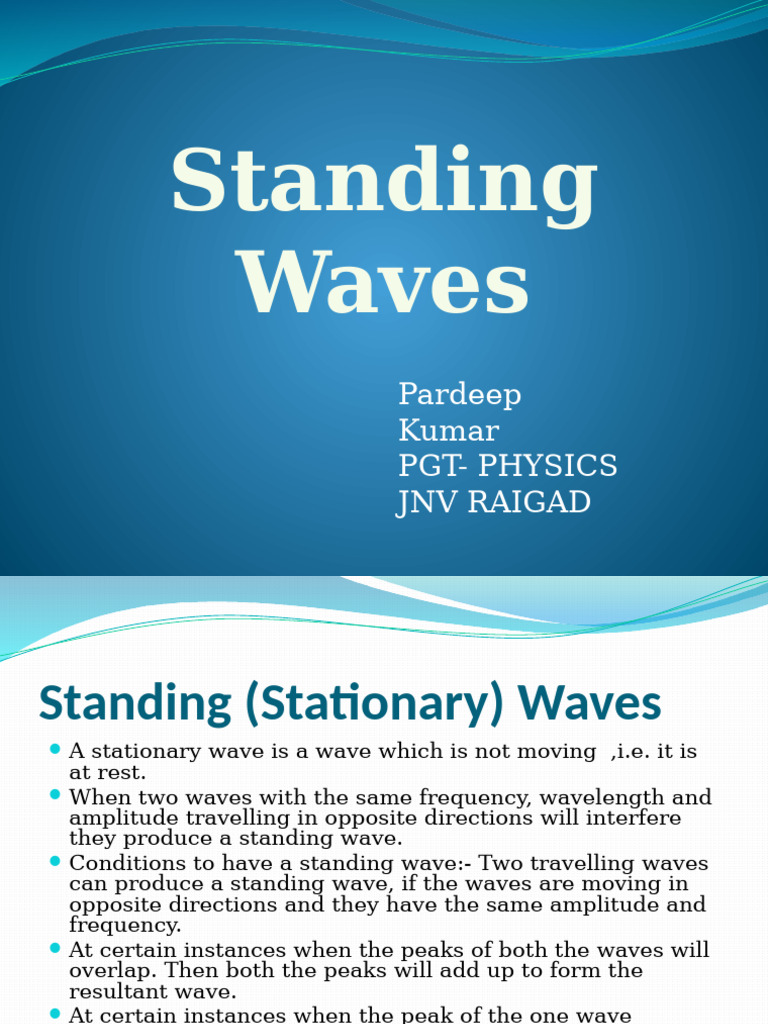 15. Waves 1 | PDF | Waves | Normal Mode