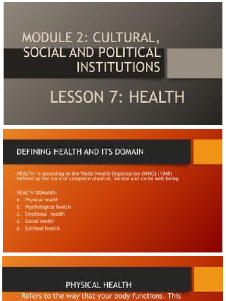 For UCSP HEALTH | PDF