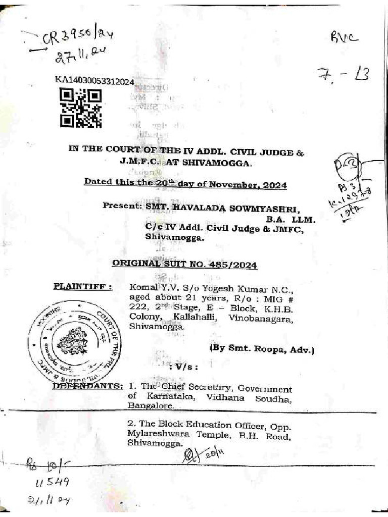 Court Order Compressed | PDF