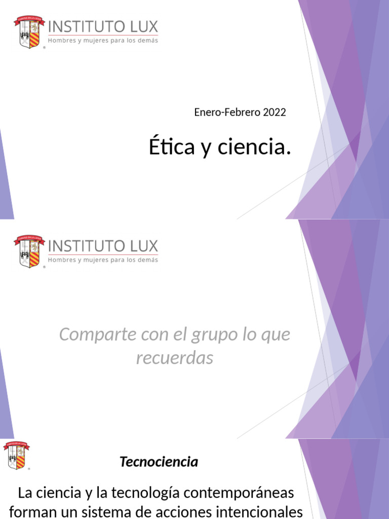 1.1. - Ética y Ciencia. | PDF | Science | Conocimiento