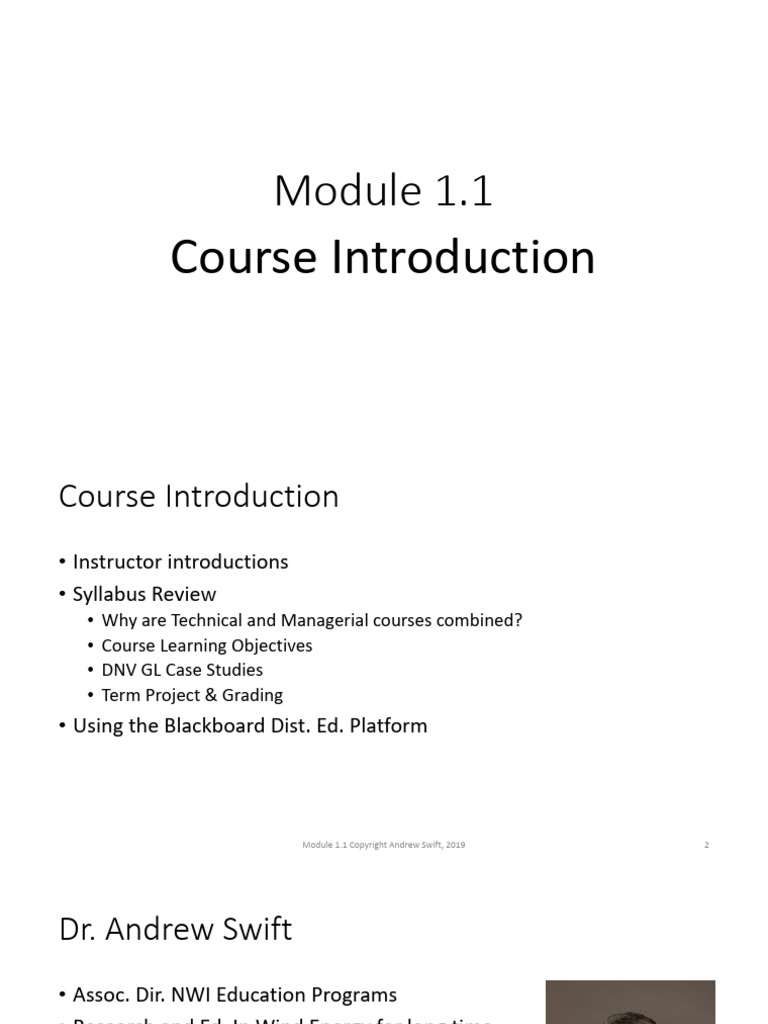 1.1 Intro.Syll.& Topics | PDF