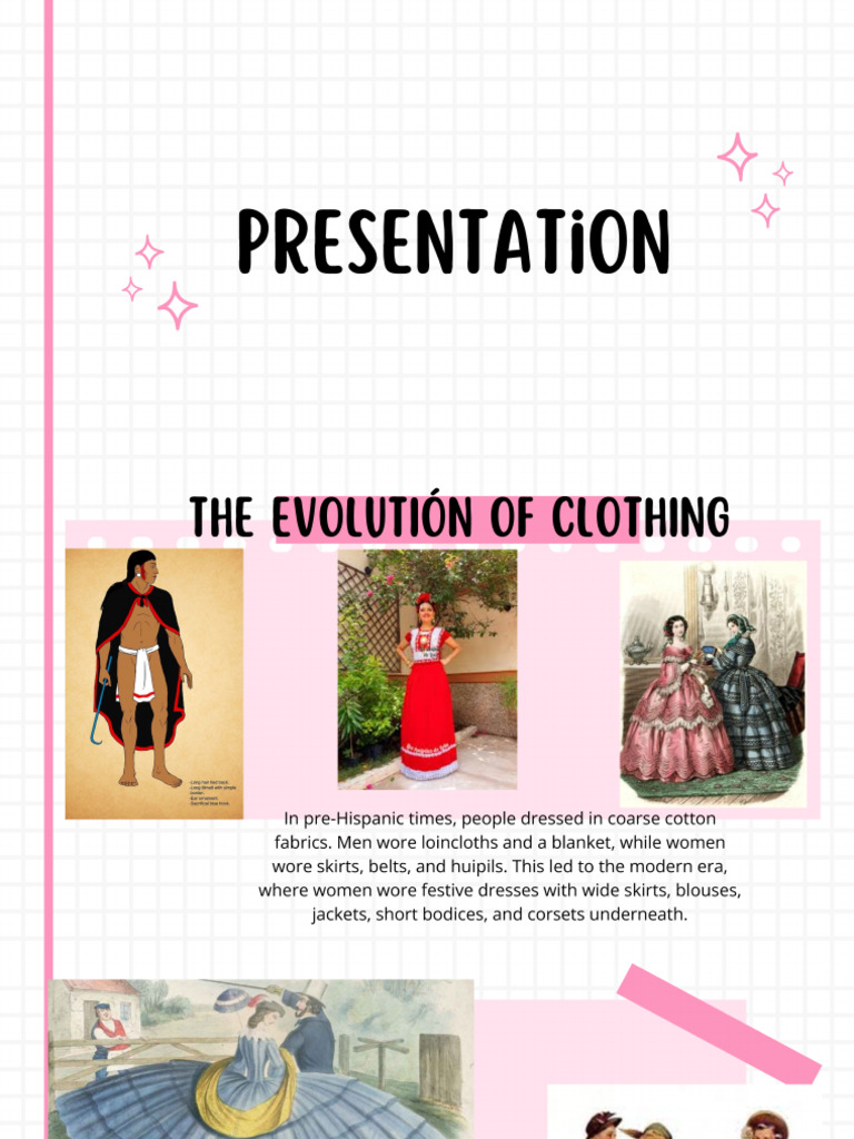 The Evolutión of Clothing | PDF