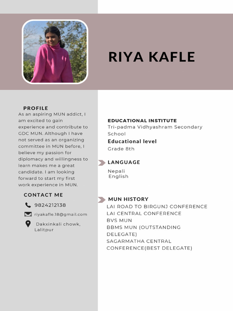 White Simple Student CV Resume (2) | PDF