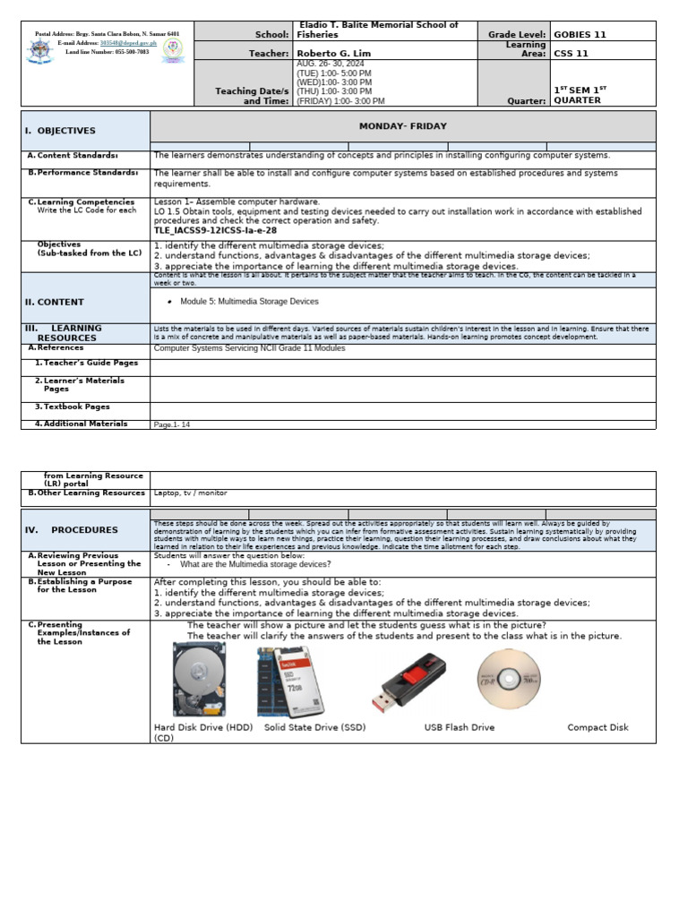 DLL Week 5 Module 5 CSS | PDF | Learning | Multimedia