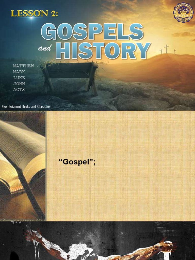 NT Lesson 2 Gospel History | PDF | Paul The Apostle | Jesus