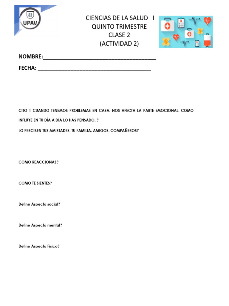 Clase 2 Ciencias de La Salud | PDF