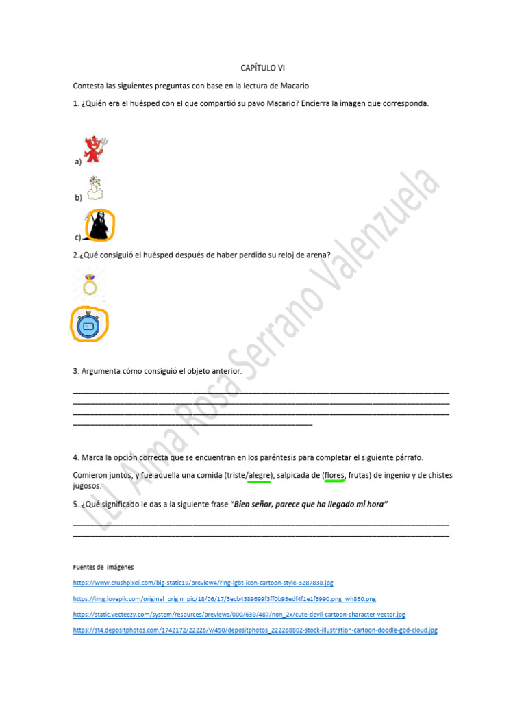 CAPÍTULO VI Macario | PDF