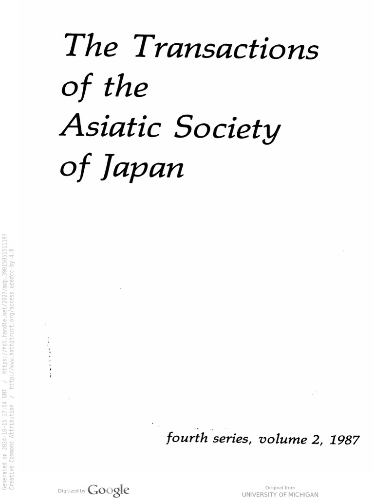 James Murdoch (1856-1921) Historian - Sissons (Transactions) | PDF
