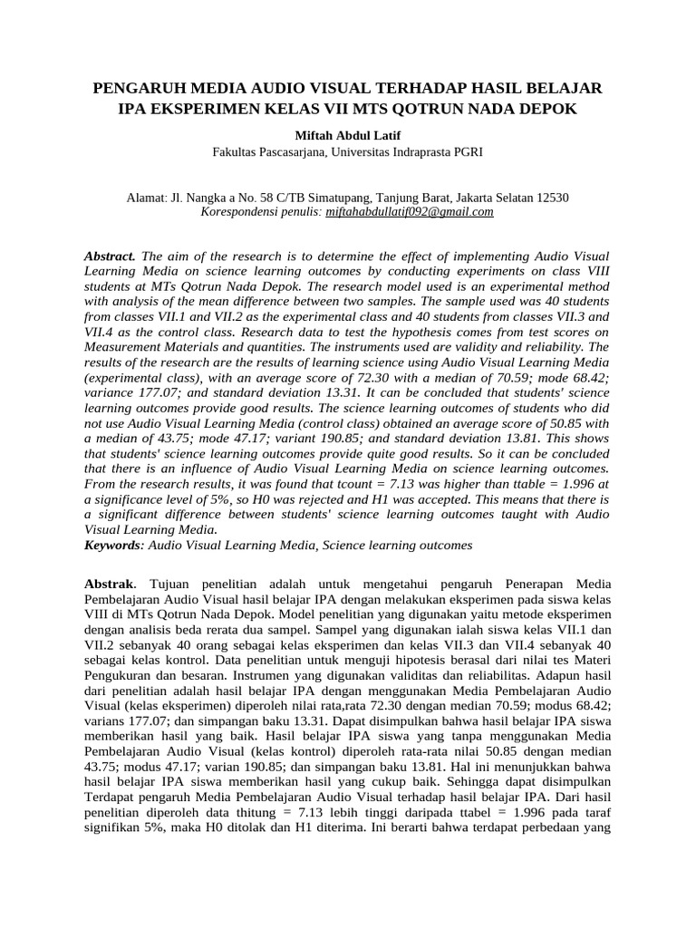 Jurnal Miftah Abdul Latif REVISI | PDF