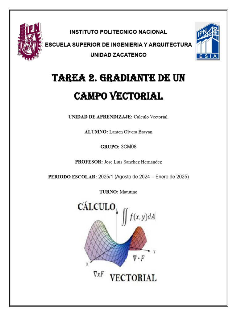 Gradiente en Campos Vectoriales | PDF