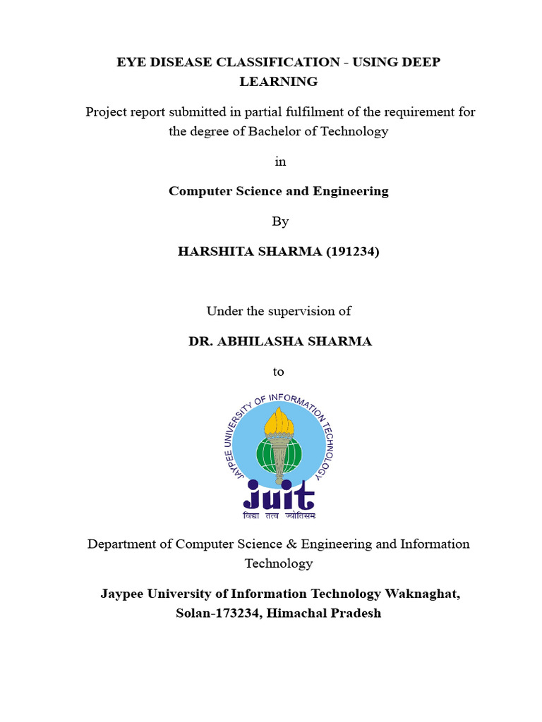 Eye Disease Classification Using Deep Learning | PDF | Visual ...