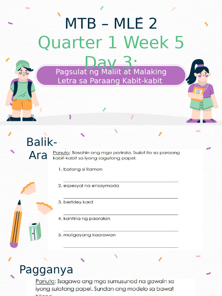 MTB q1 Week 5 Day 3 | PDF