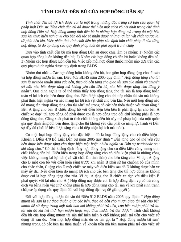 Tinh Chat Den Bu Hdds | PDF