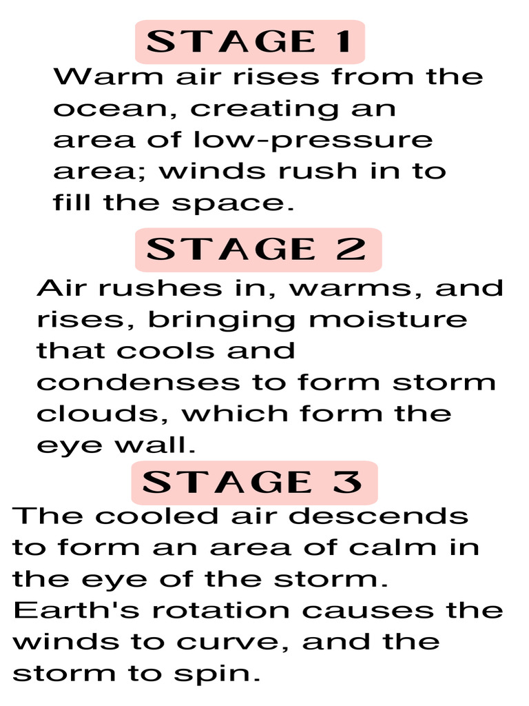 Cyclone Formation Stages Explained | PDF