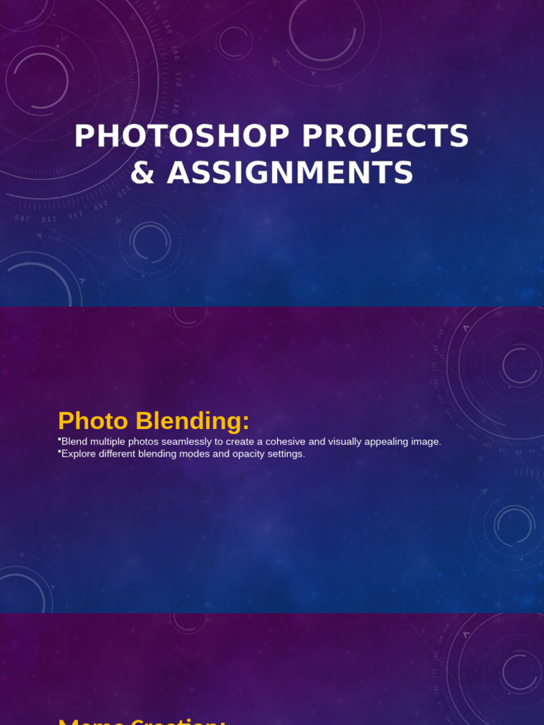 Photoshop Projects and Assignments Lyst7276 | PDF