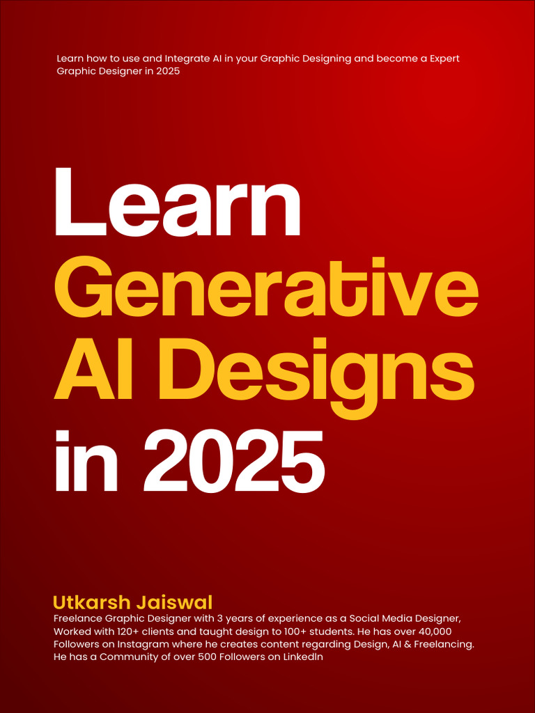 Mastering Generative AI for Design | PDF | Artificial Intelligence ...