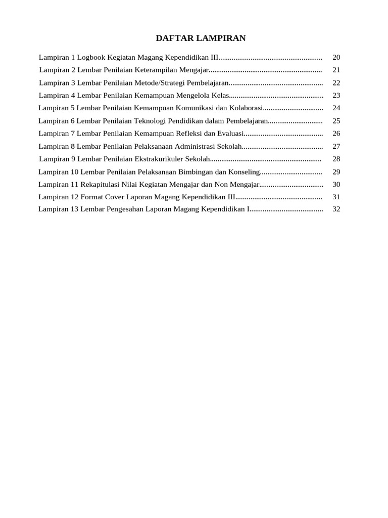 DAFTAR LAMPIRAN | PDF