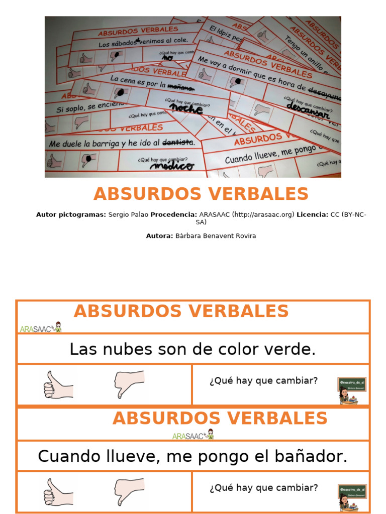 Absurdos Verbales | PDF