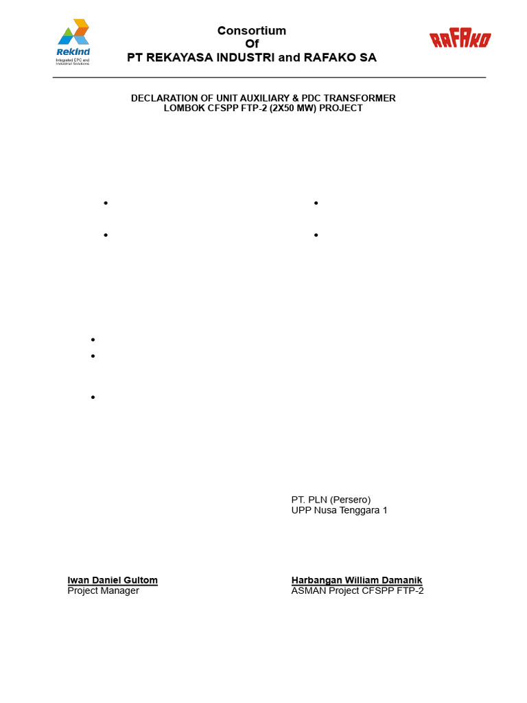 BA Training UAT & PDC Transformer | PDF