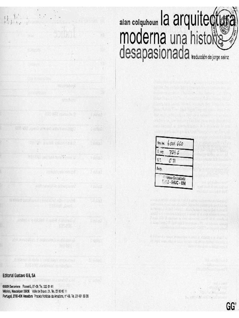 Colquhoun - de Le Corbusier A Las Megaestructuras | PDF