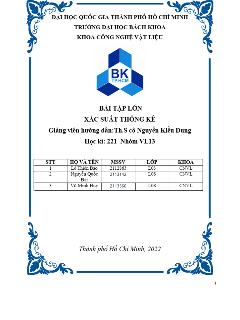 BTL Nhóm VL13 | PDF