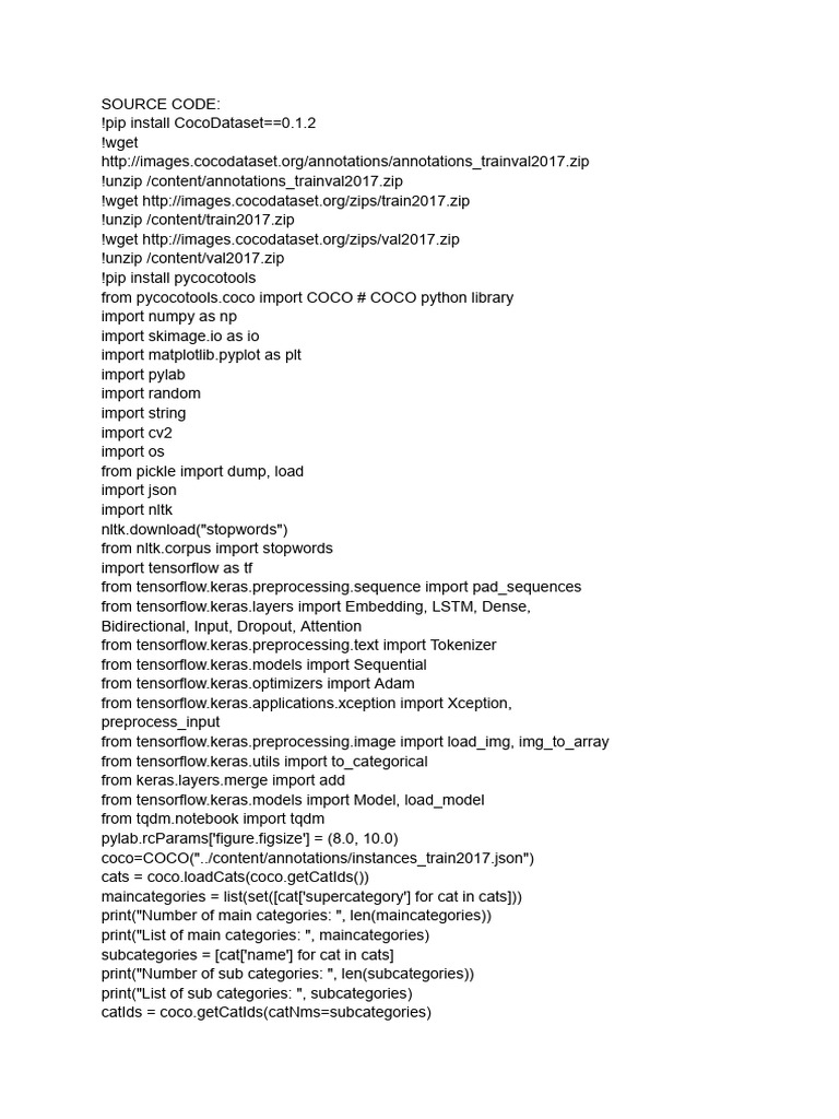 SOURCE CODE-image - To - Text | PDF | Computing | Computer Programming