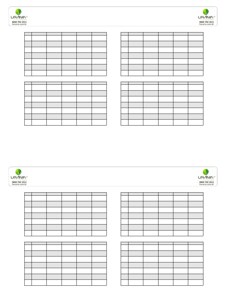 Horário Noturno - Alunos. | PDF