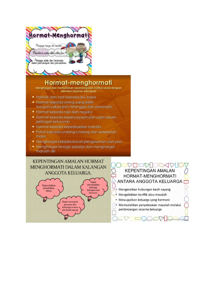 Hormat Menghormati | PDF