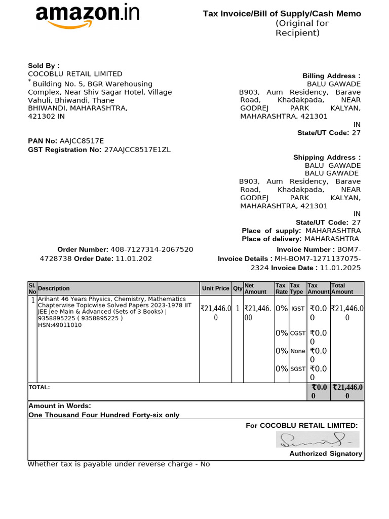 Books invoice | PDF | Invoice | Economies