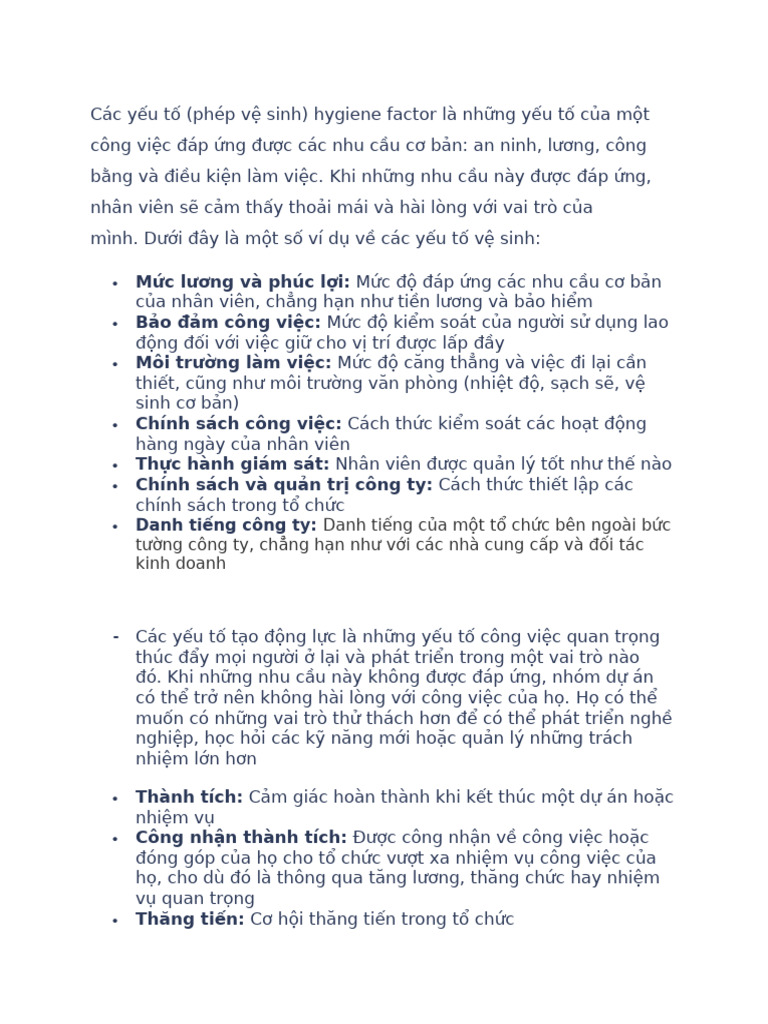 Two Factor Theory | PDF