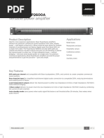 PRA-AD604 Amplifier, 600W 4-Channel Datasheet 51 en 24813835275 | PDF ...