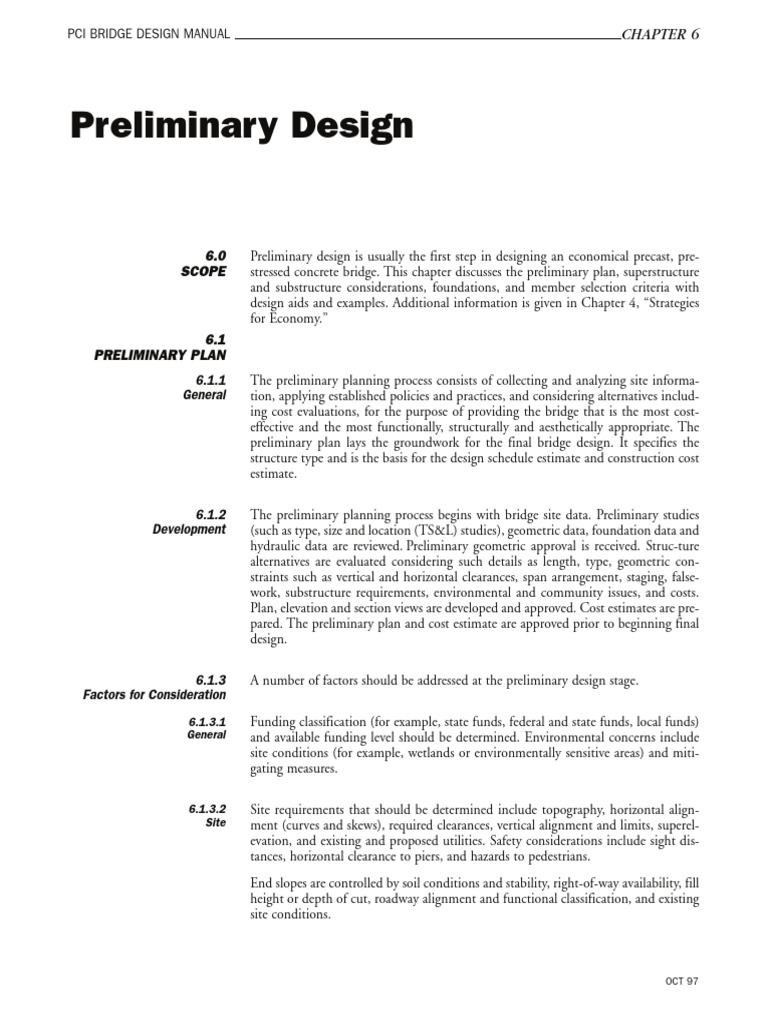 Preliminary Design for Precast Bridges | PDF | Beam (Structure) | Bridge