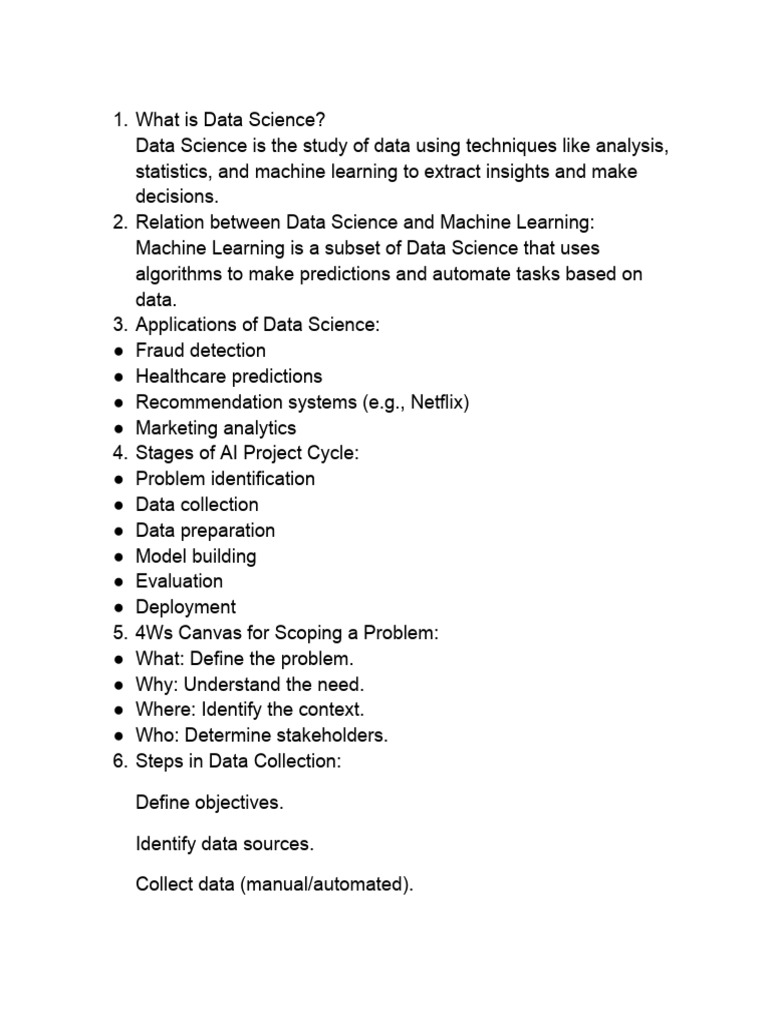 Data Science | PDF | Data Science | Machine Learning Data Science | PDF | Data Science | Machine Learning