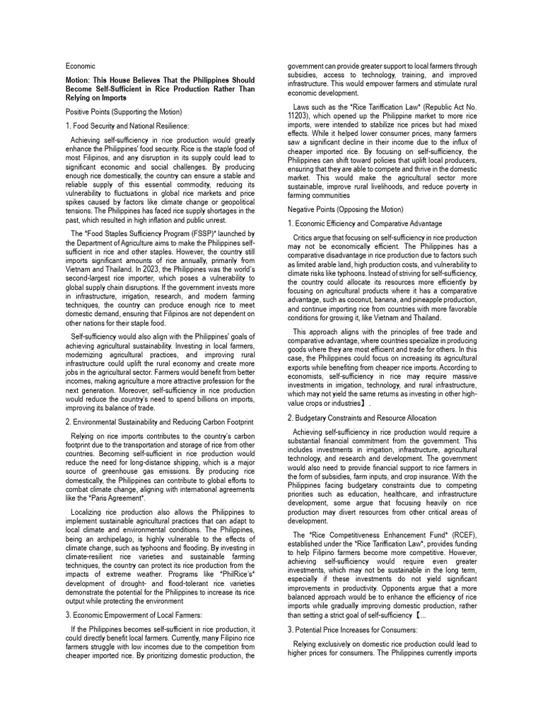 Economic and IR | PDF | Cost Of Living | Inflation