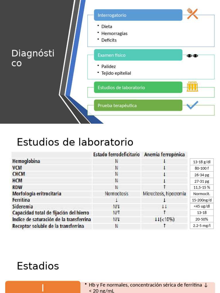 Diagnóstico Anemia Ferr | PDF