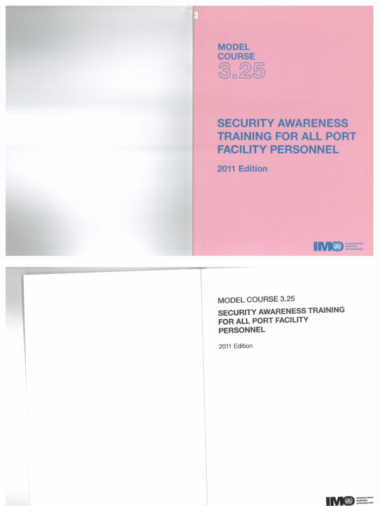 3.25 Security Awareness Training For All Port Facility Personnel | PDF