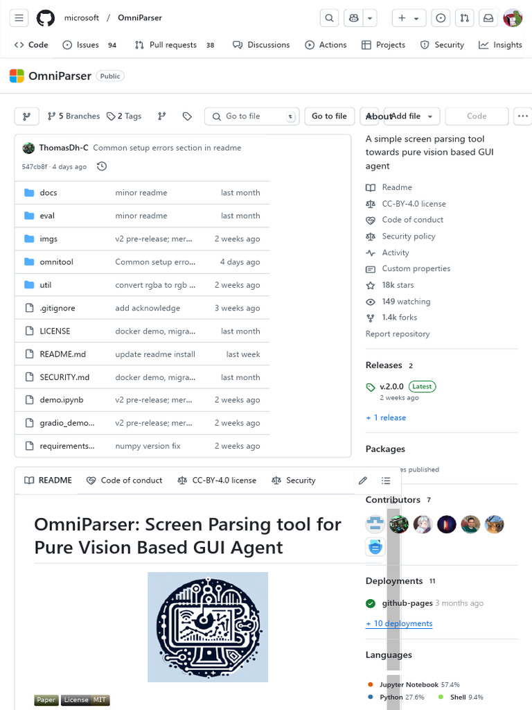 Microsoft Omniparser A Simple Screen Parsing Tool Towards Pure Vision Based Gui Agent Pdf