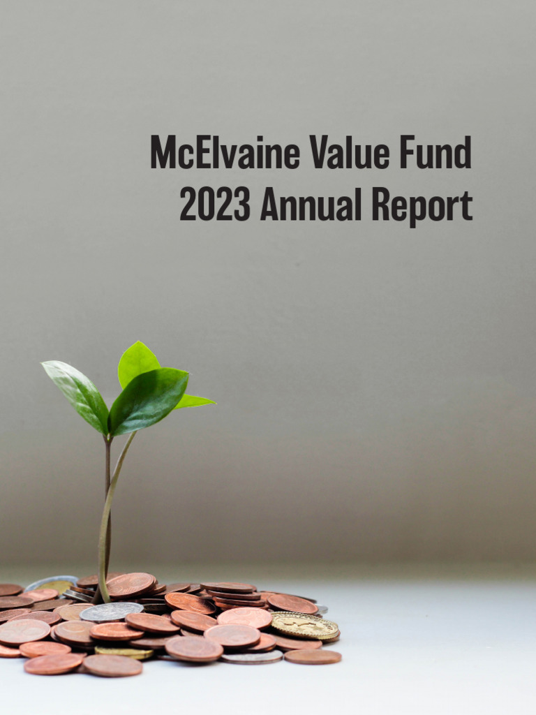 2023 McElvaine Value Fund Annual Report | PDF | Investing | Mutual Funds