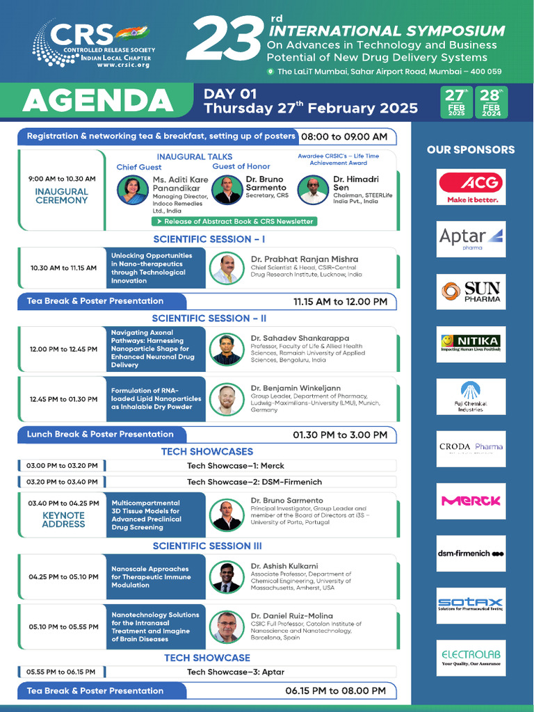 CRS 2025 Program Agenda | PDF