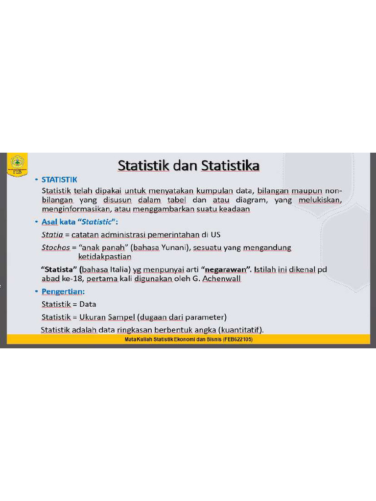 materi statistika | PDF