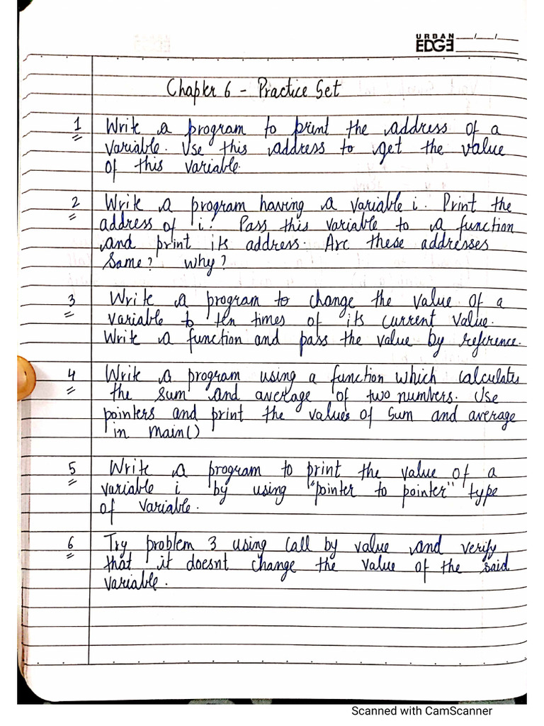 Chapter 6 - Practice Set | PDF