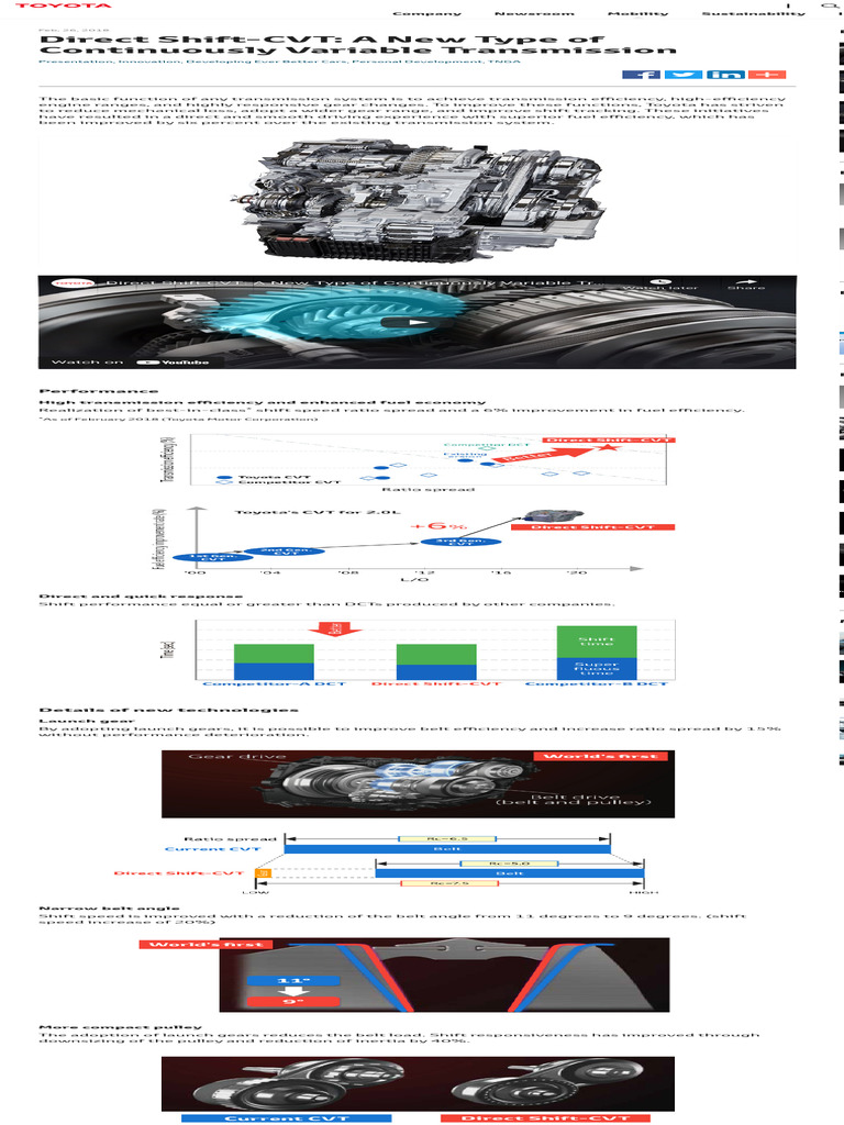 Direct Shift-CVT a New Type of Continuously Variable Transmission ...