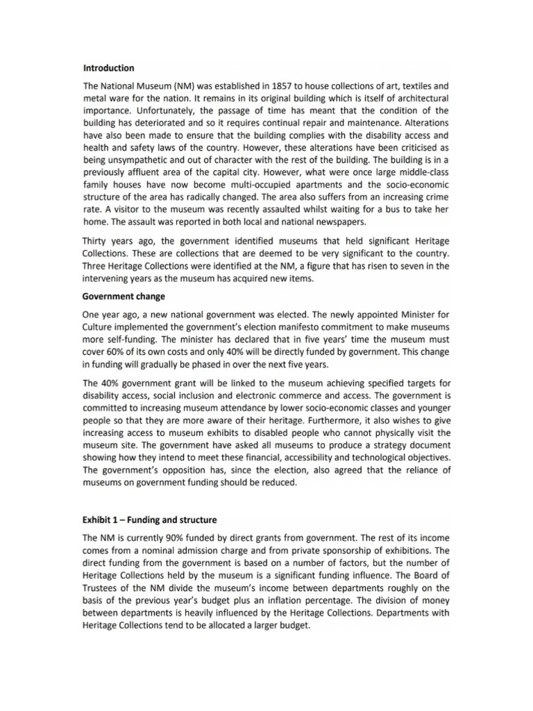 1a - National Museum - Question | PDF