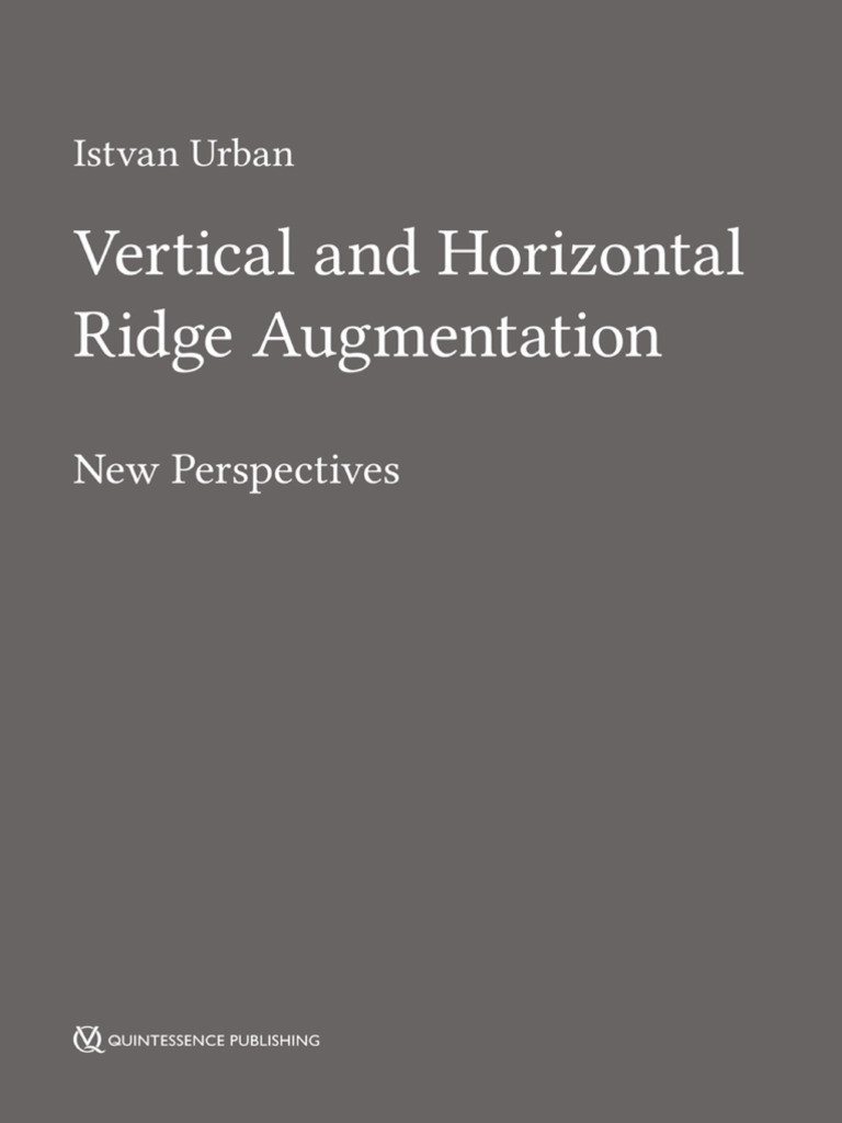 Vertical and Horizontal Ridge Augmentation | PDF | Surgery